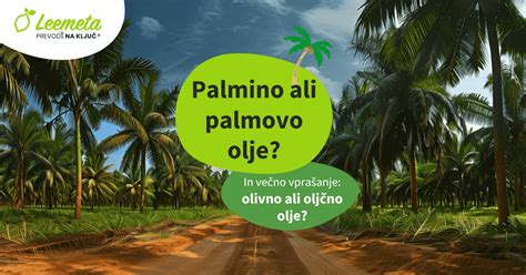 Palmovo Ali Palmino Olje Leemeta Prevajanje