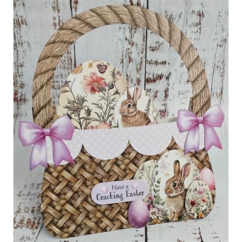 Craft Buddy Easter Basket Paper Crafting Card Kit Hsn