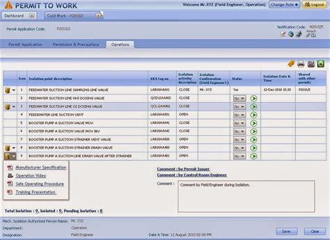 Electronic Permit To Work System E Ptw Software