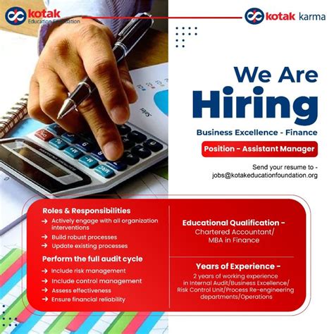 Kotak Education Foundation On Linkedin Wearehiring Hiringalert Am