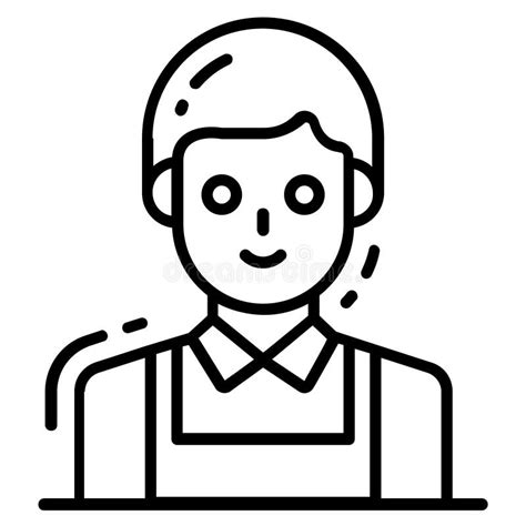 Young Man Icon Single Avatar Vector Illustration Stock Vector Illustration Of Line Social