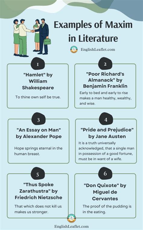 10 Examples Of Maxim In Literature Englishleaflet