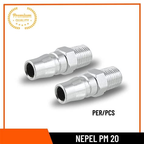 Jual Sambungan Couple Hose Connector Pm 20 Nepel Penyambung Selang Kompresor Pm 20 Quick Coupler
