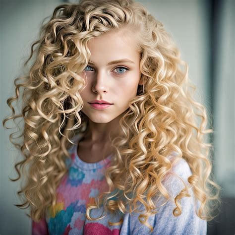 Images de Cheveux Blond Boucle Téléchargement gratuit sur Freepik