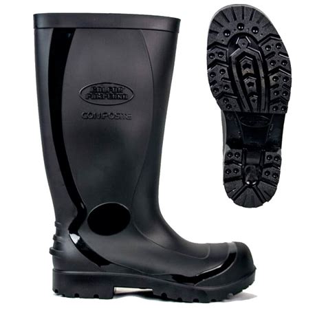 Bota Pvc Longa 34cm P Calfor Composite Preta 45 Preto Net Suprimentos