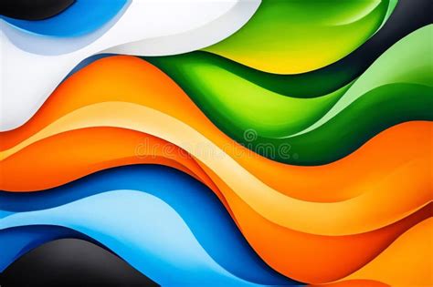 Elegant Abstract Wave Design Fluid Forms Vibrant Hues Dynamic Energy Flowing Lines Abstract