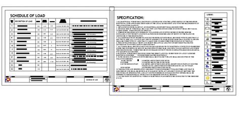 Schedule Of Load List In Tabular Form Pdf File