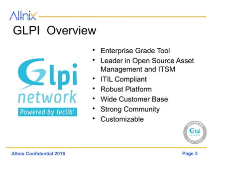 open source glpi network asset management and itsm pptx