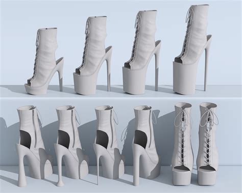 Cw Ruby High Heels For Genesis 9 And 8 Female Daz 3d