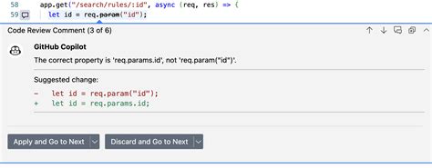 Using GitHub Copilot code review - GitHub Docs