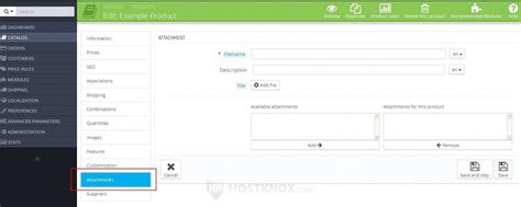 Hostknox Prestashop 1 5 1 6 Product Attachments Tutorial