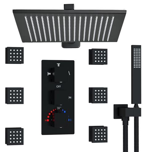 Rozin Bathroom Shower Faucet Set 8 Rain Shower Head Showersguide