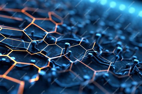 A Close Up View Of A Computer Screen 3d Rendering Premium Ai Generated Image