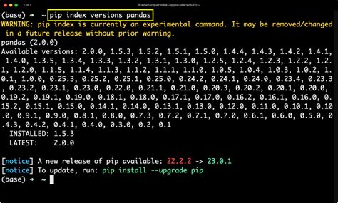 pip install specific version how to install a specific python package
