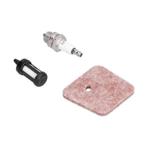 Kimiss Filtre Essence De Tondeuse Gazon Filtre Carburant Air Bougie D Allumage