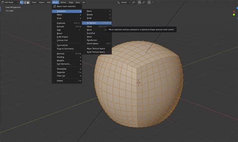 Modeling How Do I Make A Curved Surface Cube Blender Stack Exchange