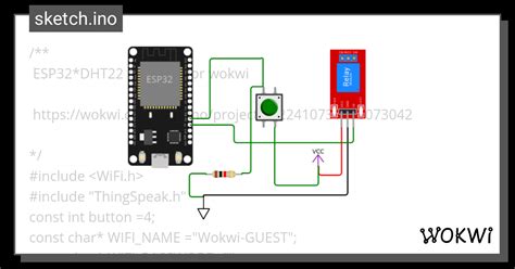 Relay Copy Wokwi Esp32 Stm32 Arduino Simulator