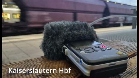 Field Recording Train Sound Sony Pcm D100 Youtube