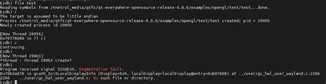 qt4 8 6 opengl example but segmentation fault nxp community