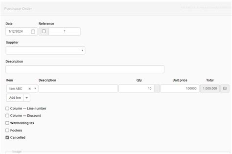 Cancelled Purchase Order Manager Forum