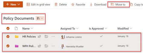 how to move folders in sharepoint online and onedrive