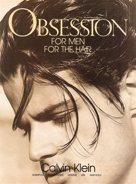 Calvin Klein Vintage Advertising Campaign Obsession For Men Calvin