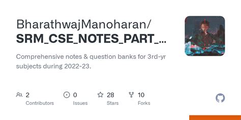 Github Bharathwajmanoharansrmcsenotespart03 Comprehensive Notes And Question Banks For 3rd