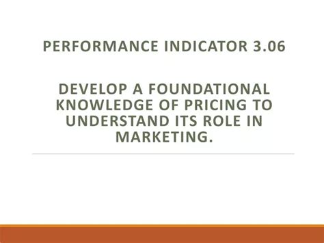 PPT Performance Indicator PowerPoint Presentation Free Download ID