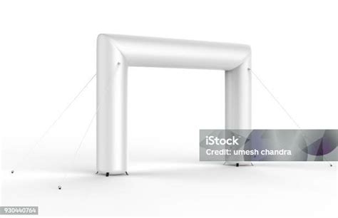 풍선 아치 실행 스포츠 이벤트 입구 결승 선 종 아치 문 광장 3d 렌더링 그림입니다 공기 주입에 대한 스톡 사진 및 기타 이미지 공기 주입 광고 아치 건축적 특징