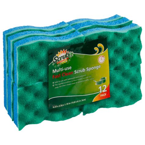 Meh 24 Pack Scrub It Heavy Duty Scrub Sponges For Dishes Pots And Pans