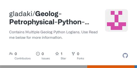 GitHub Gladaki Geolog Petrophysical Python Loglans Wells Layouts Contains Multiple Geolog