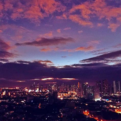 Manila Skyline At Sunrise And Sinigang
