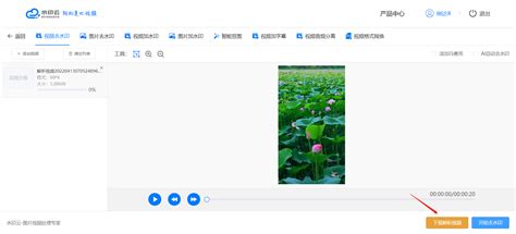 短视频一键提取无水印视频 短视频一键去水印在线免费 水印云