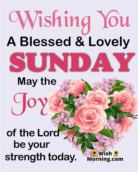 Sunday Blessings Images Wish Morning