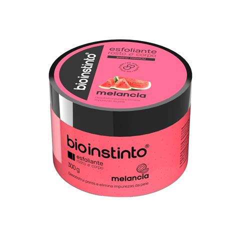 Esfoliante Rosto E Corpo Melancia 300g Bio Instinto Bio Cosméticos