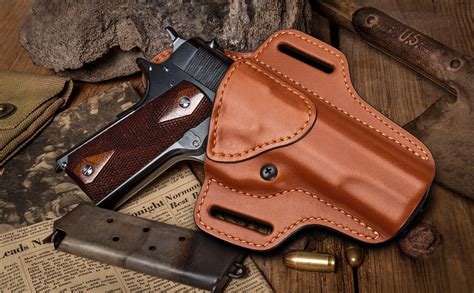 Premium Leather Handmade Owb Holster Fits All 1911 With 5 Barrel No