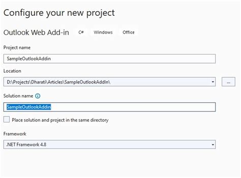 How To Create An Add In In Outlook Using ASP NET