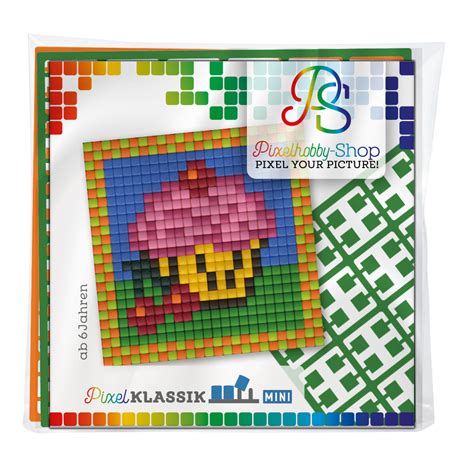 Pixelhobby Klassik Mini Magnet Set Muffin Mit Kirsche