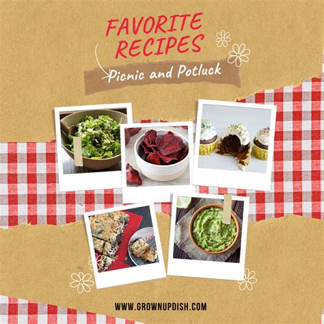 Picnic And Potluck Recipe Roundup • Grownup Dish
