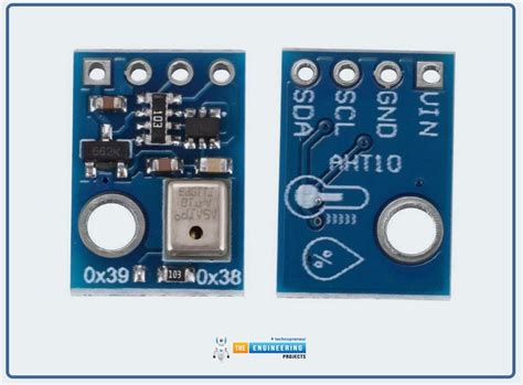 Aht10 High Precision Digital Temperature And Humidity Measurement Module The Engineering Projects