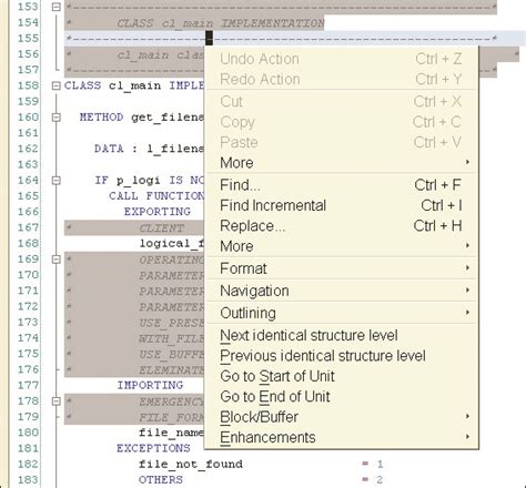 Exploring The Abap Editor