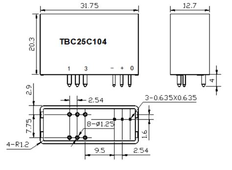 Wholesale Tbc C104 204 Multi Range Closed Loop Mode Hall Effect Current Sensor Suppliers