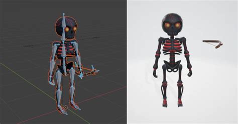 Blender Glb Export Issue Bow Animates But As If In Rest Position
