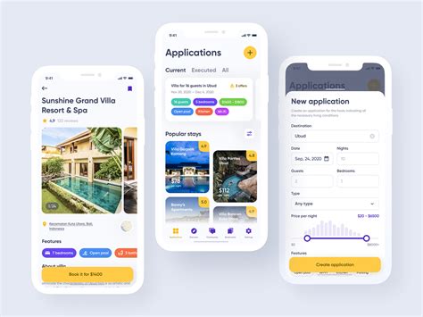 Booking Service Mobile App Design Ios Android Ux Ui Designer By