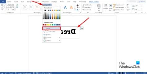 How To Reverse Or Mirror Text In Word