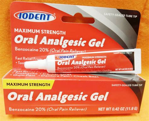 Iodent Oral Analgesic Gel Maximum Strength 119g Lazada Ph