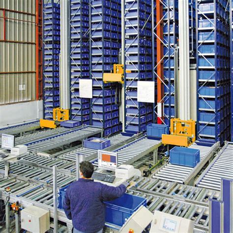 Warehouse Storage Van Pallet Racking Retrieval Picking Racking Asrs System Agv And Asrs