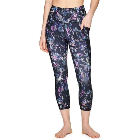 Rbx Active Womens Capris Leggings Yoga Athletic Workout Cropped