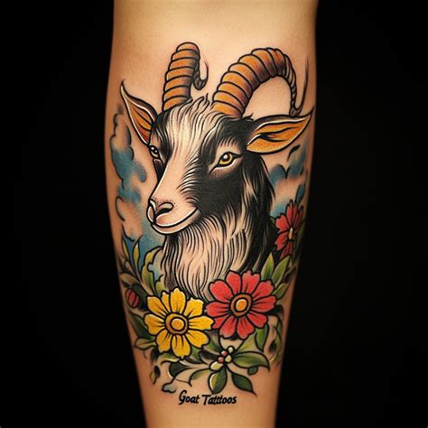 Goat Tattoos Chronic Ink