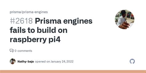 prisma engines fails to build on raspberry pi4 · issue 2618 · prisma